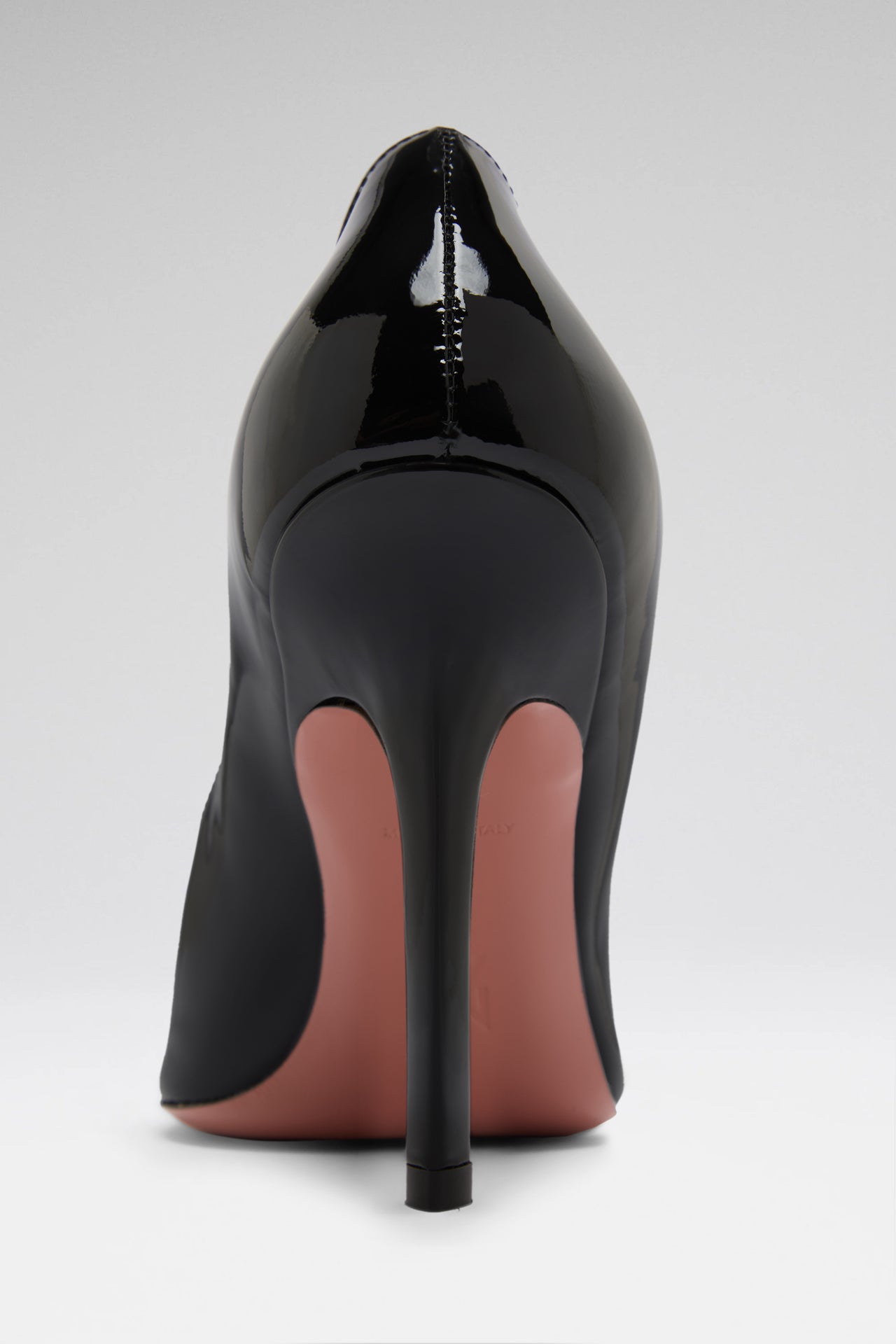 Christine 100 Black Patent Pumps | Amina Muaddi Luxury Shoes For Women