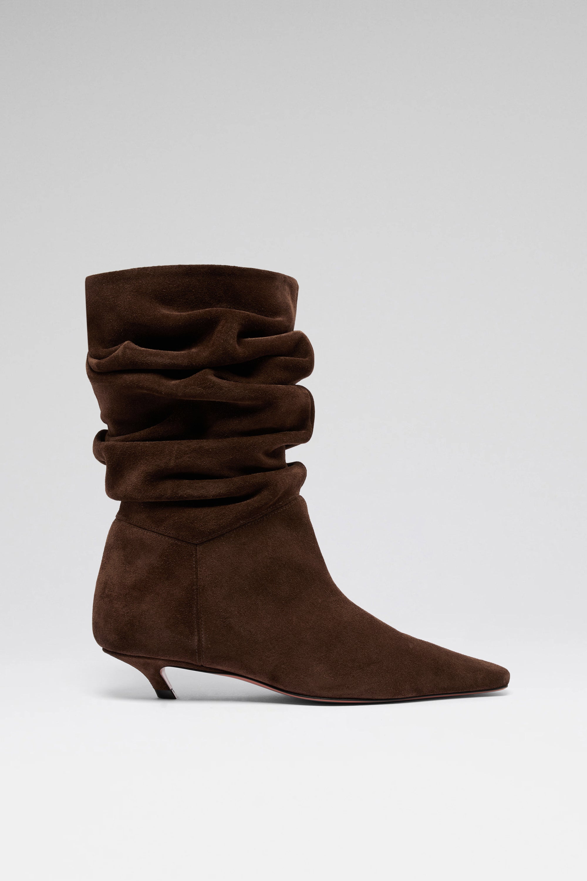 Jamie Booties 25 Coffee Crosta | Amina Muaddi Luxury Shoes For Women